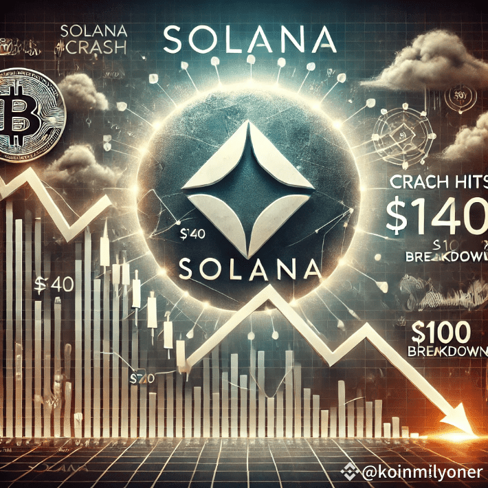 Solana (SOL) Crash Hits $140: $100 Breakdown? Solana has pl ...