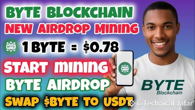 🚨 Airdrop Alert: Byte Blockchain New Valid & Verified Pro | Technical Jafar on Binance Square