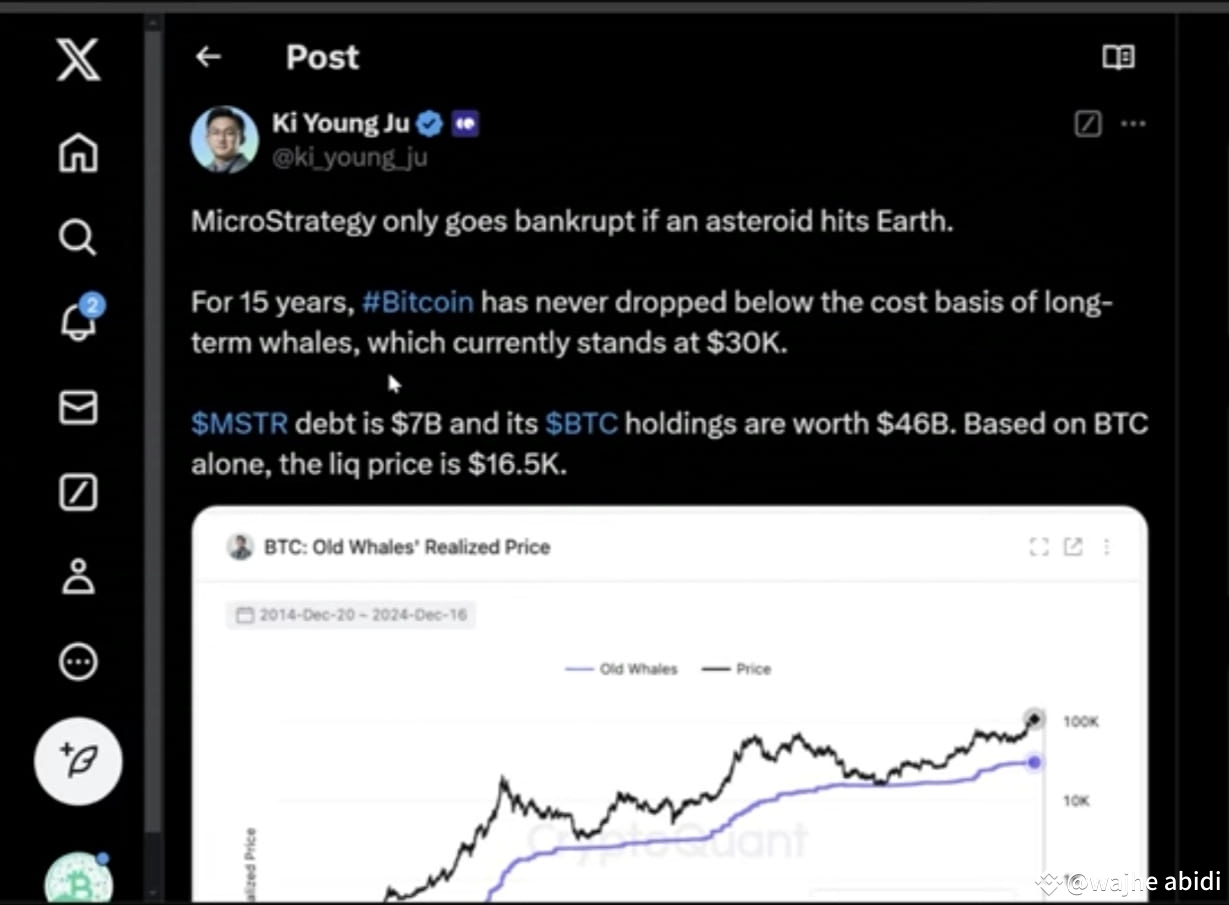 Ki Young Ju tweets in short words is that $BTC price dump is | wajhe ...