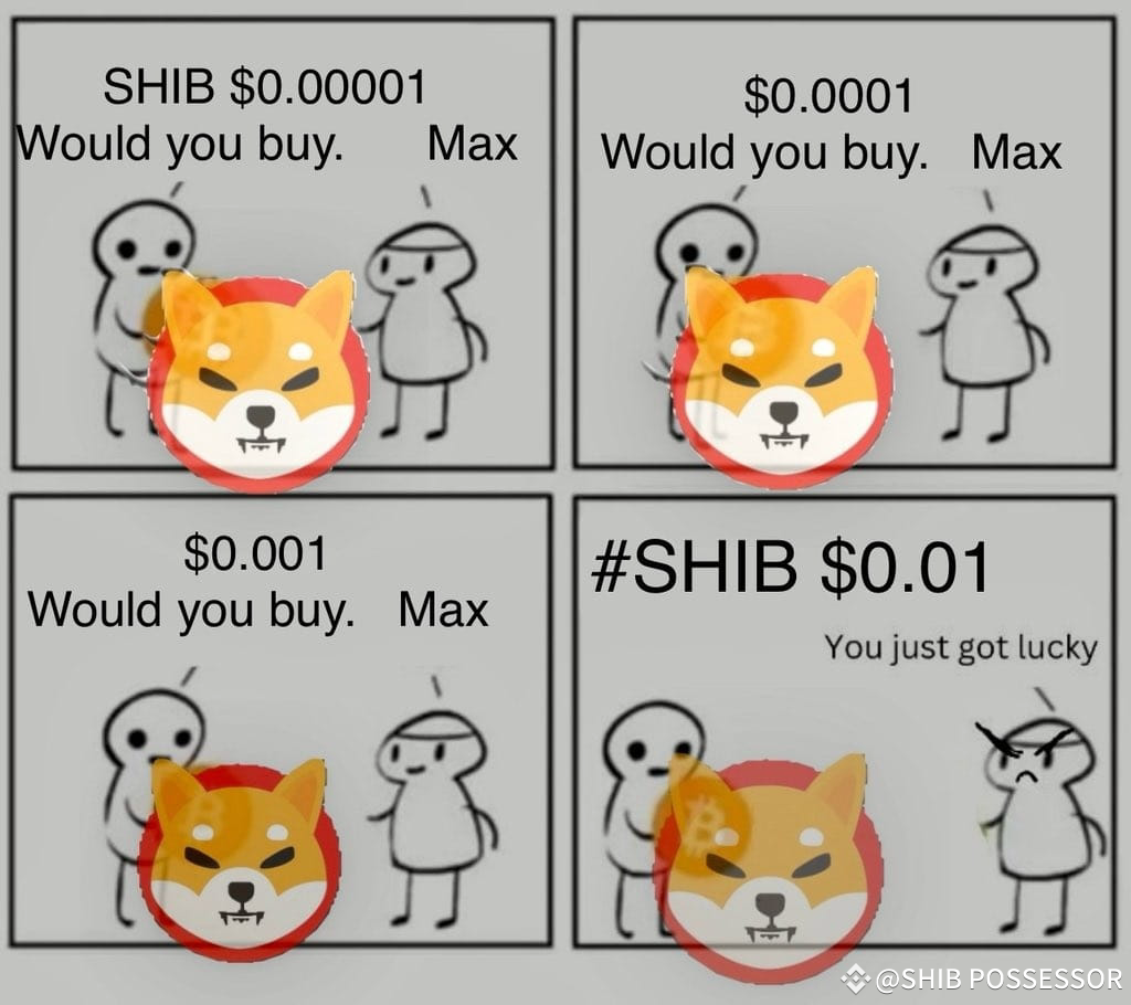 #SHIB at $0.01 will be something amazing in real life 🚀🚀🚀 | SHIB POSSESSOR on Binance Square