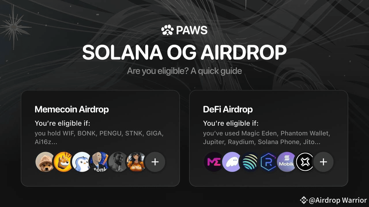 🪂🪂 $PAWS Airdrop Latest Update 🎉🎉 💸 Token Claim will s | Airdrop ...
