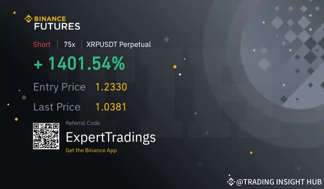Ripple $XRP Short Trade Quick 📉 ⚡🔥Signal Update:🔥⚡ 🚦 XRP | TRADING INSIGHT HUB on Binance Square