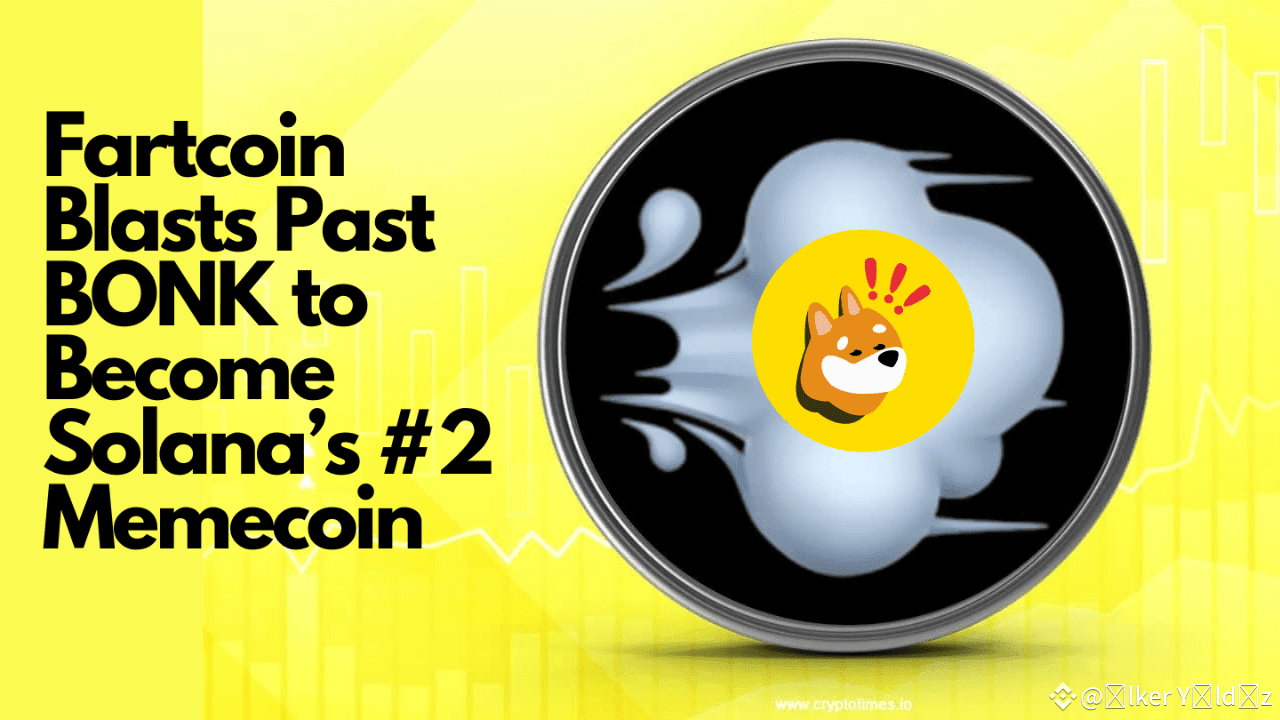 Fartcoin Blasts Past BONK to Become Solana’s #2 Memecoin | ilker Yıldız ...