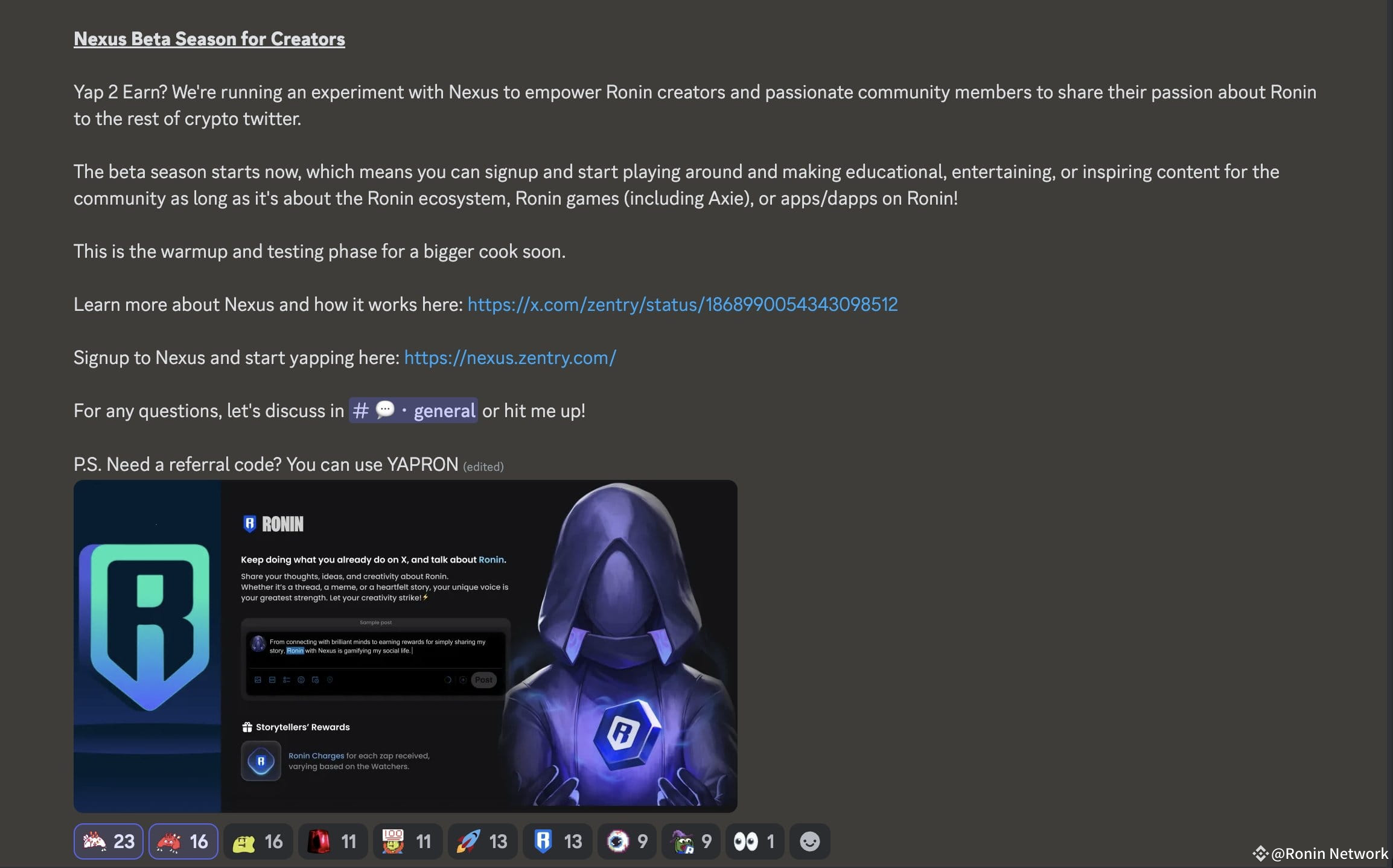 Ronin Creators get in-depth guidance and extra support aroun | Ronin Network on Binance Square