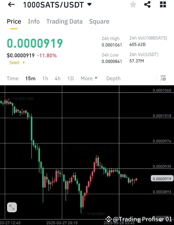 🚀 $1000SATS /USDT – Bearish Pullback or Opportunity? 🔥 | Trading Profiser 01 on Binance Square