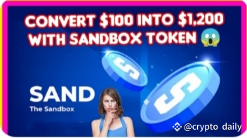 🚀 Turn $100 into $1,200 with Sandbox Token (SAND): Here's How! | crypto ...