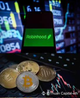 The volume of crypto transactions on the Robinhood app surge | Thuan Capital-eth on Binance Square