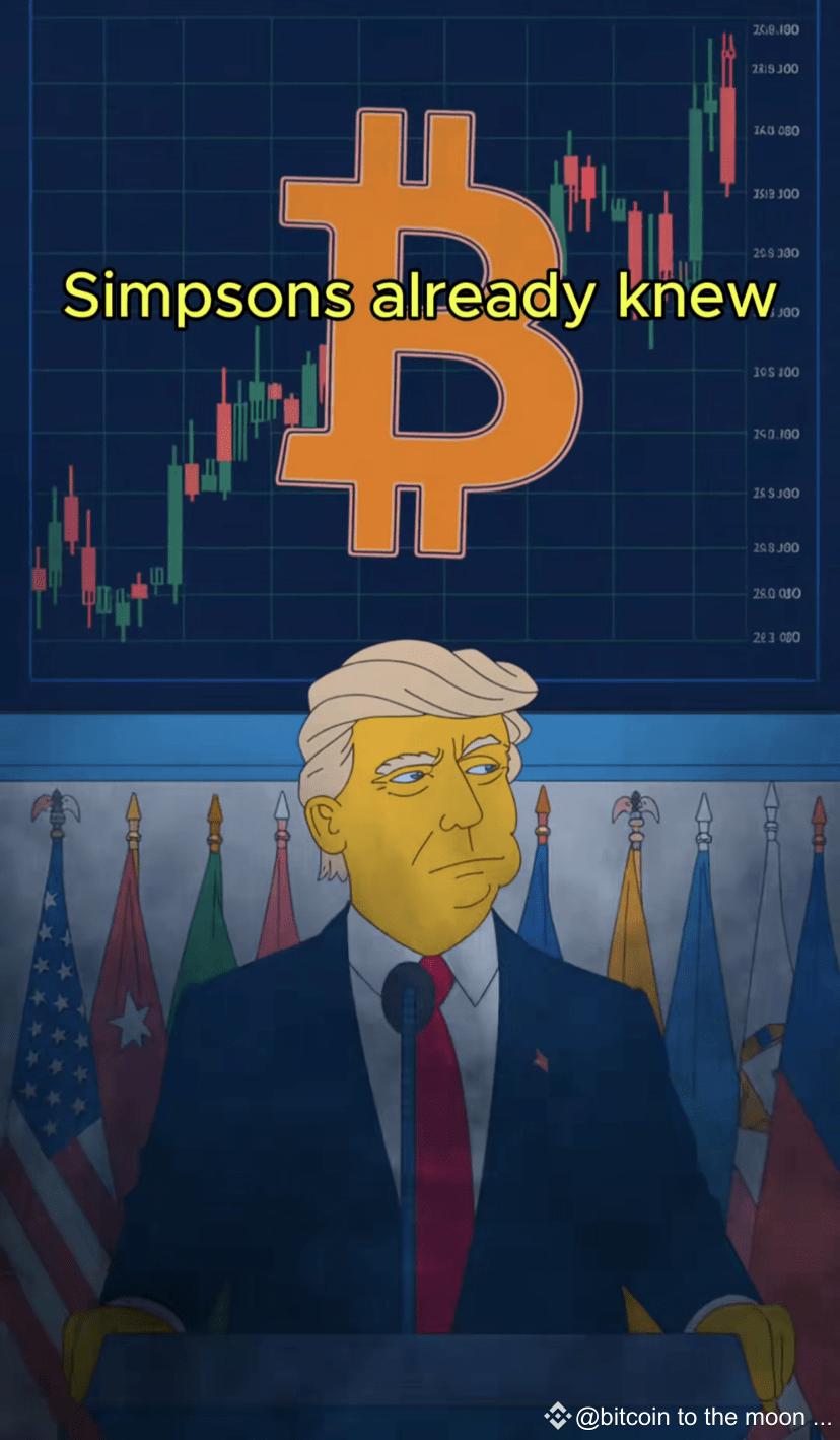 $BTC $ETH The Simpsons already knew When Trump officially | bitcoin to ...