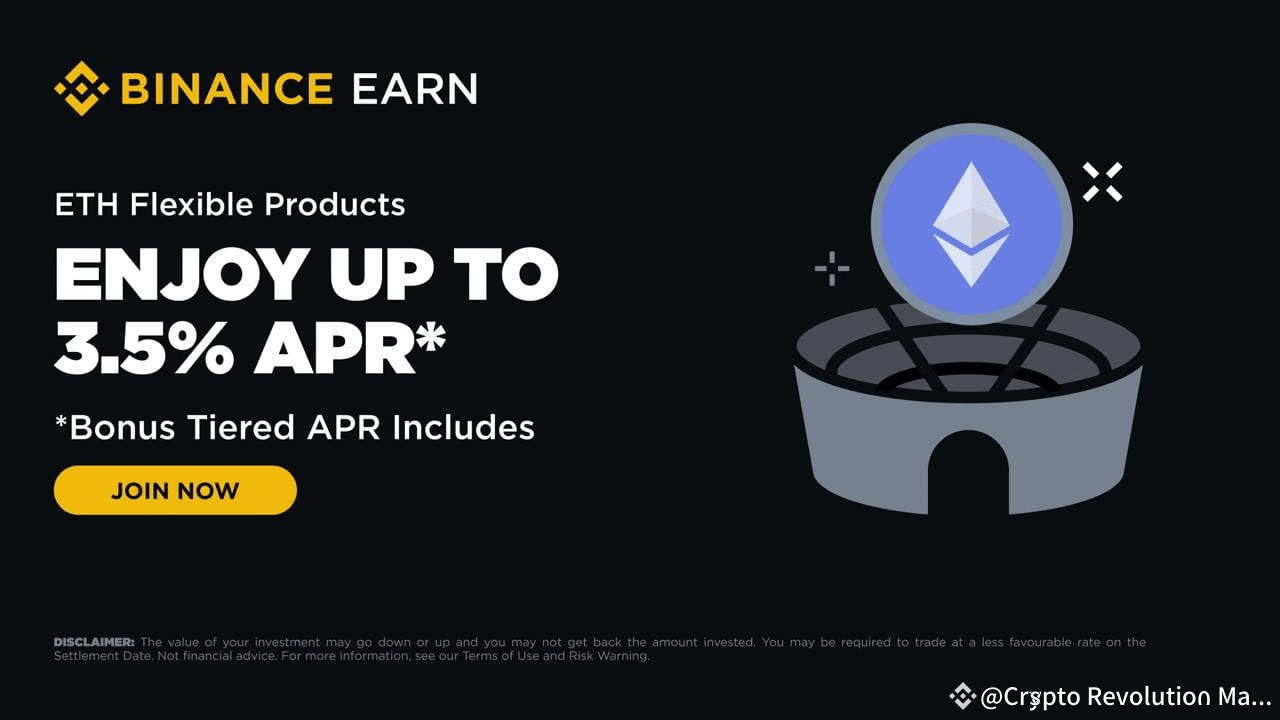 Binance Earn: Subscribe to ETH Flexible Products to Enjoy Up | Crypto ...