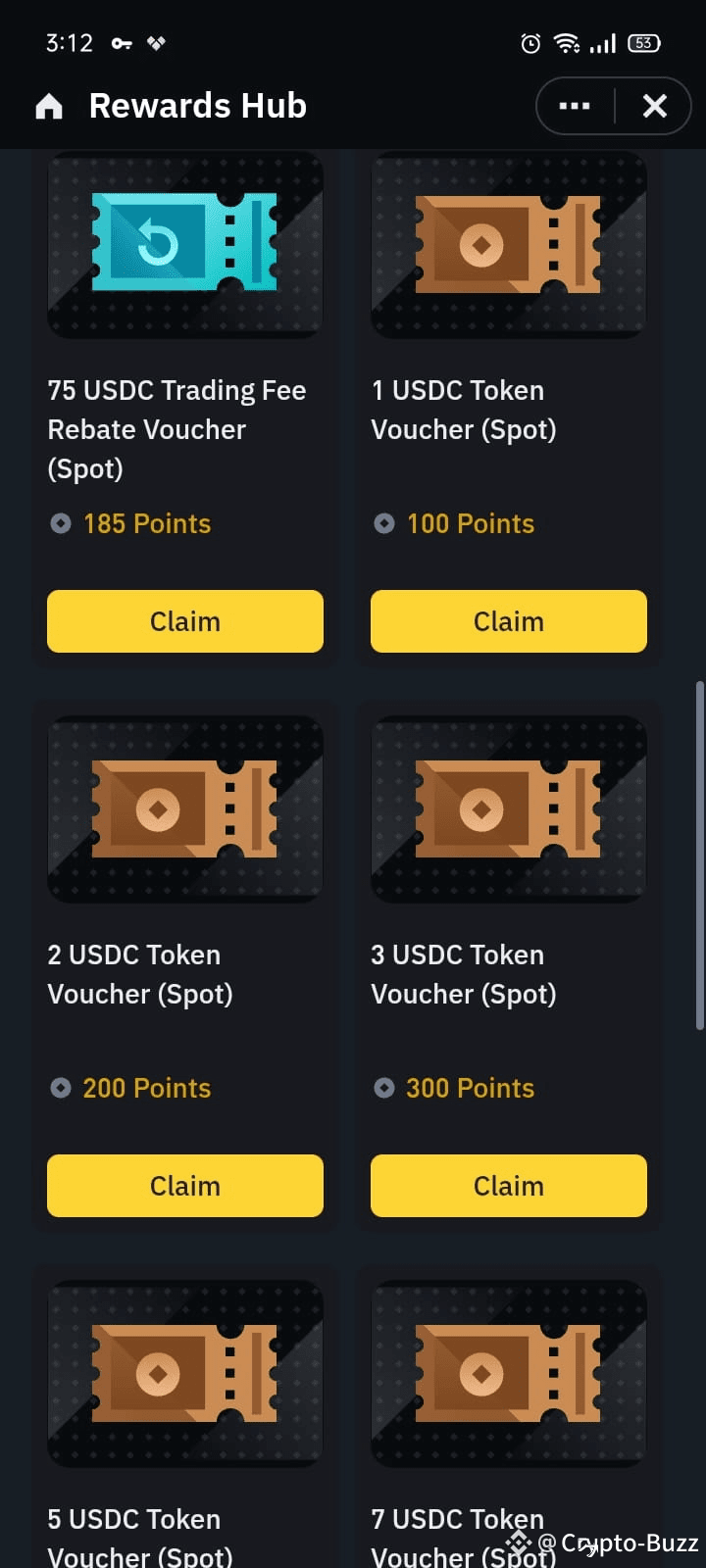 🛑📌Finally 1$ 2$ 3$ 5$ 7$ $USDC Token Voucher launch by #Bi | Crypto-Buzz on Binance Square