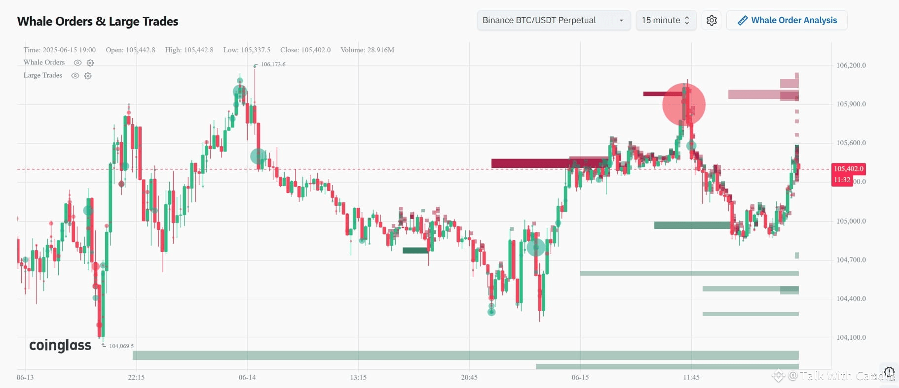📊 🔍 Bitcoin Whale Order Analysis: Are We Sitting on a Vola | Talk With ...