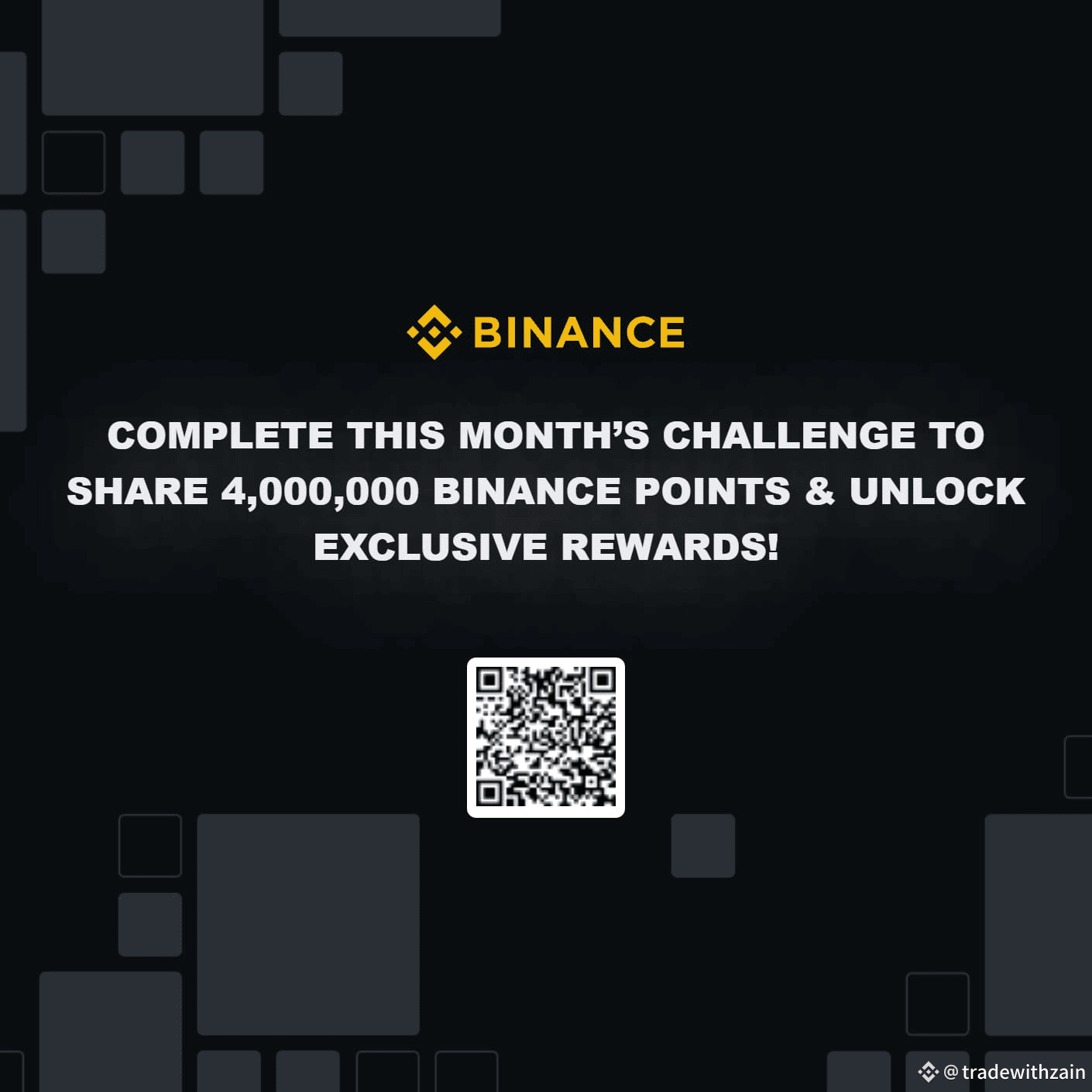 Get free 4,000,000 Binance Points 🤑 and unlock premium rewa | tradewithzain on Binance Square