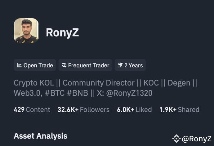 New Era for Traders on Binance Square! As a trader & Binanc | RonyZ on Binance Square