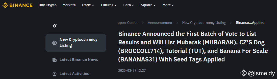 Attention Traders! #Binance list four new tokens Binance ha | Ismeidy ...