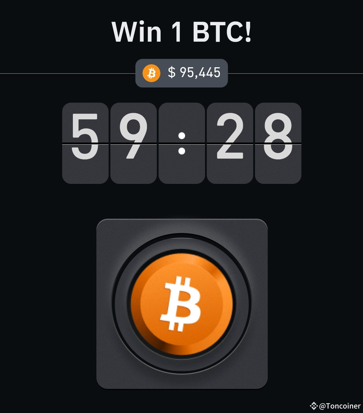 7 Strategies to Win the Bitcoin Button 🚨 Winning the #Bitc | Toncoiner ...