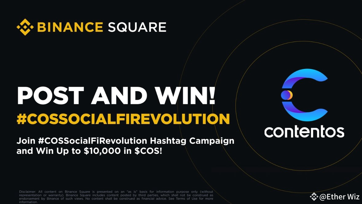 🚨🚨🚨 Earn up to $10,000 with the revolutionary $COS ecosystem, | Ether ...