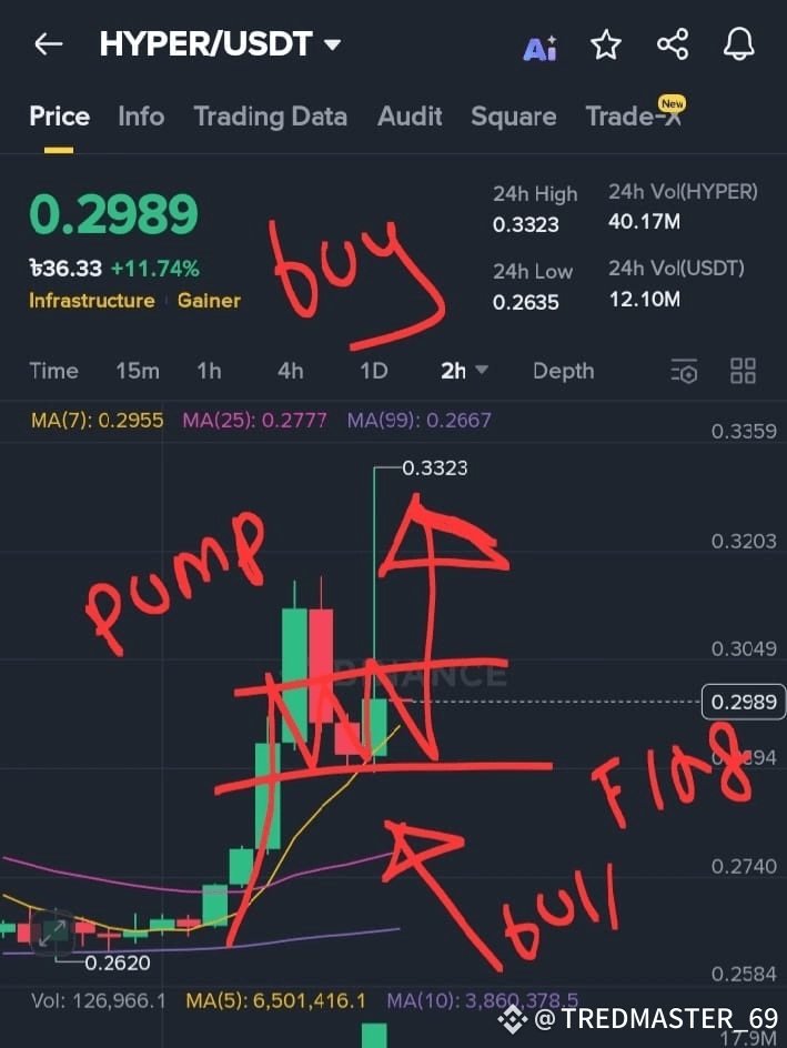 $HYPER ⚡ Hyper on the Rise | Bullish Flag Suggests Strong | TRADEMASTER ...