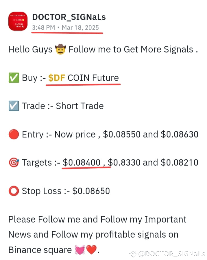 Congratulations 🎉 Guys 4 hours ago I had given a signal of | DOCTOR ...