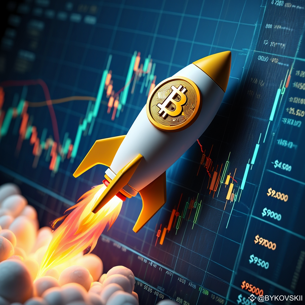 🚀 BITCOIN IS SOARING! 💥 🔝 $95,000+ and above!$BTC 📈 B | BYKOVSKII on ...