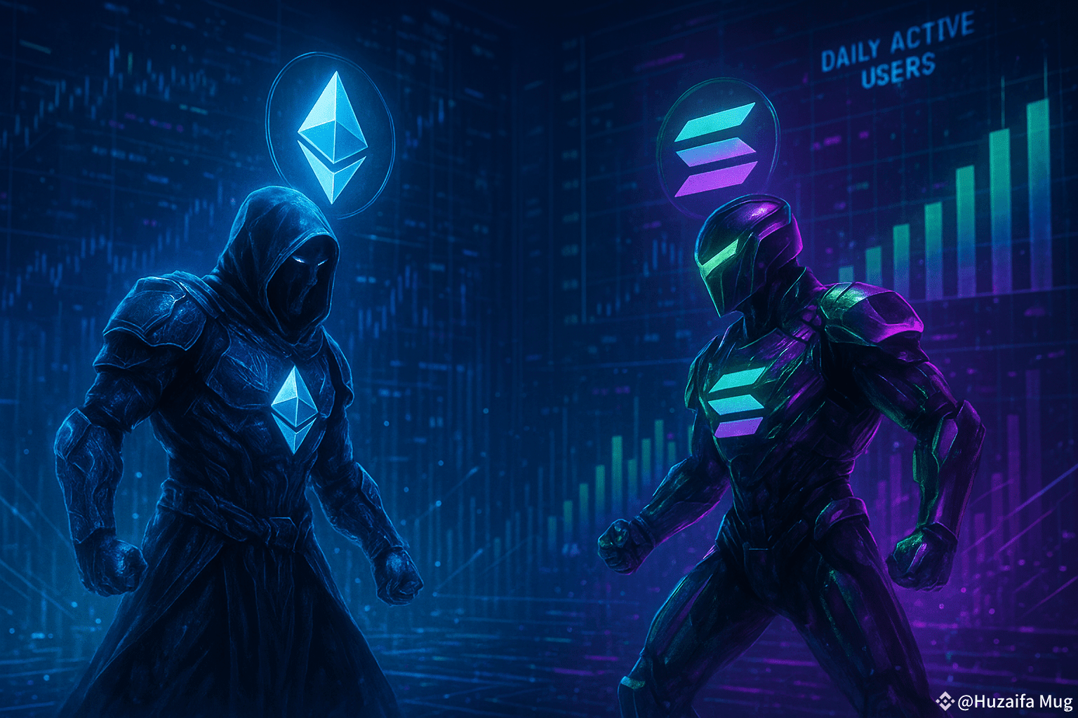 🚀 Ethereum Just Flipped Solana in Daily Active Users! 😱🔥 | Huzaifa Mug ...