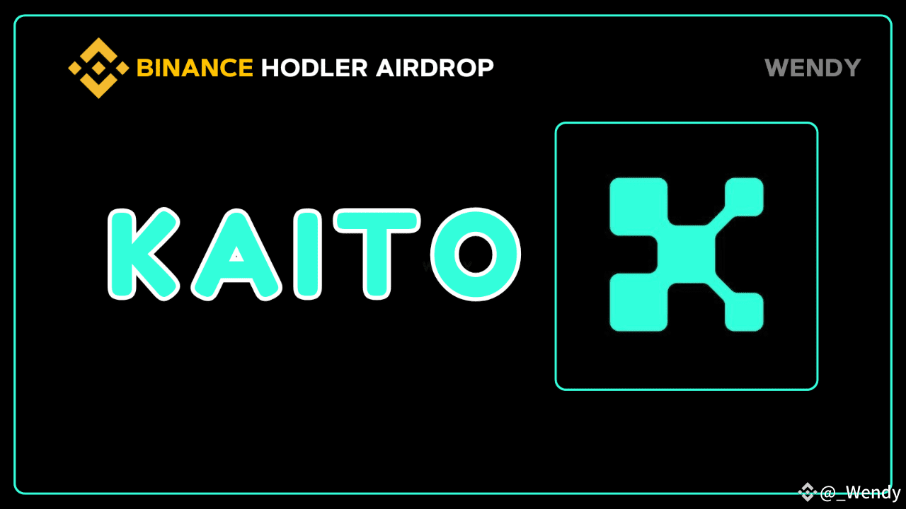 Introducing $KAITO – The Heart of the AI-Powered InfoFi Network | _Wendy on Binance Square