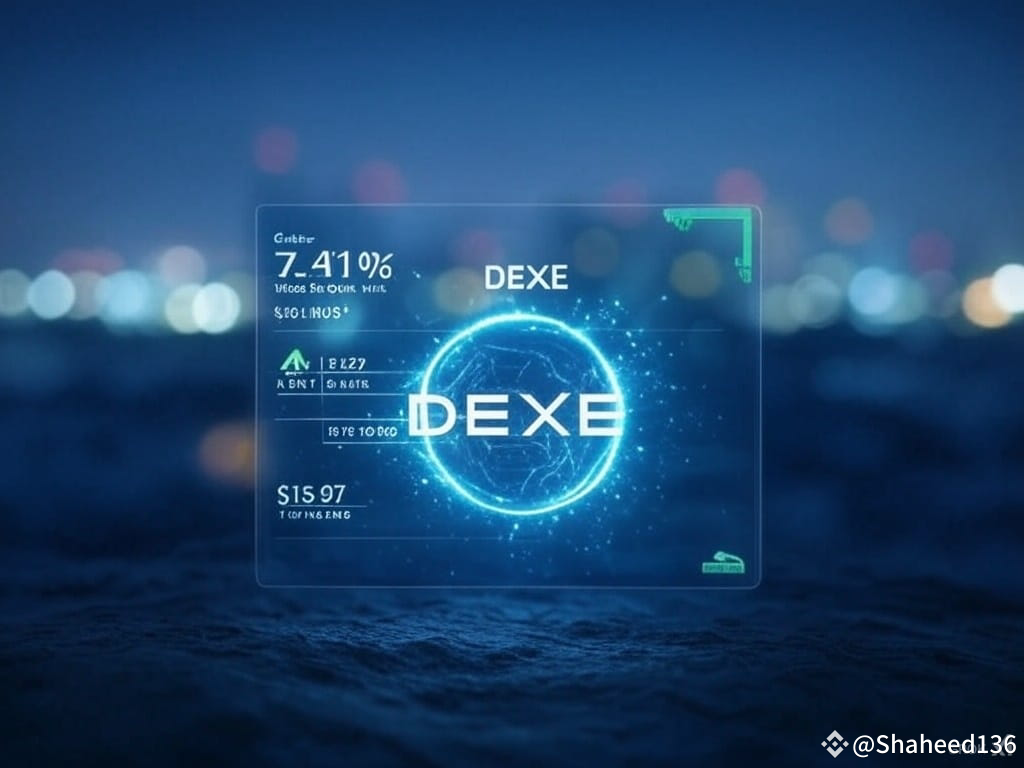 $DEXE Ascendancy in the DeFi Sphere📊 As DeFi continues to | Crypto Atlas on Binance Square