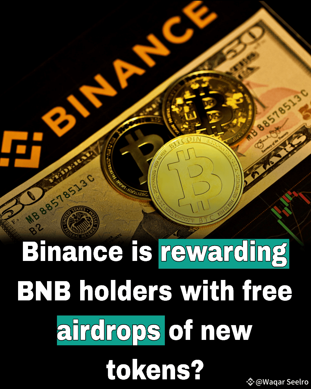Did you know? Binance is rewarding BNB holders with free air | Waqar Seelro on Binance Square