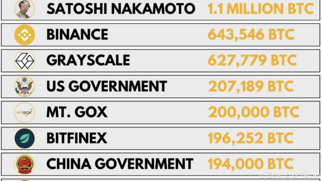 Who owns the most Bitcoins? | Dan Choi Tien Ao on Binance Square