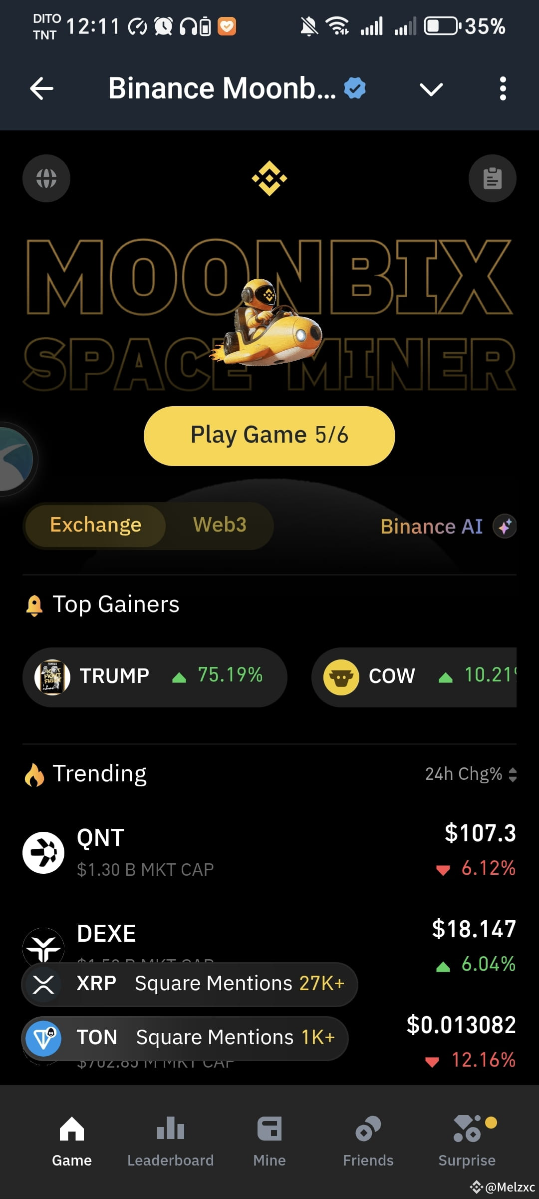 #MoonBix you guys update the mini app how about the OG User | Melzxc on Binance Square