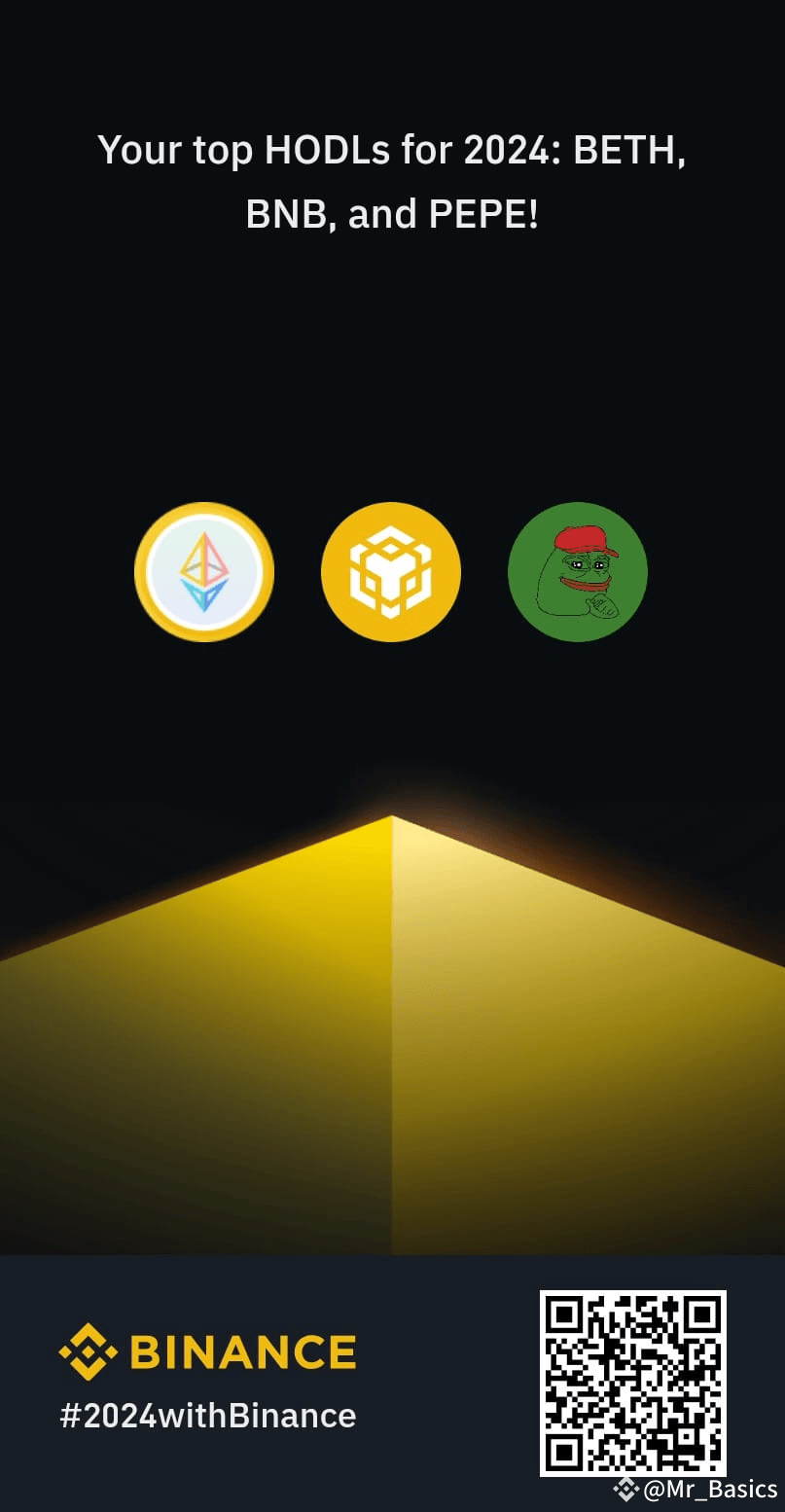 #2024withBinance My best #hodl $PEPE $WBETH $BNB | Mr_Basics on Binance Square