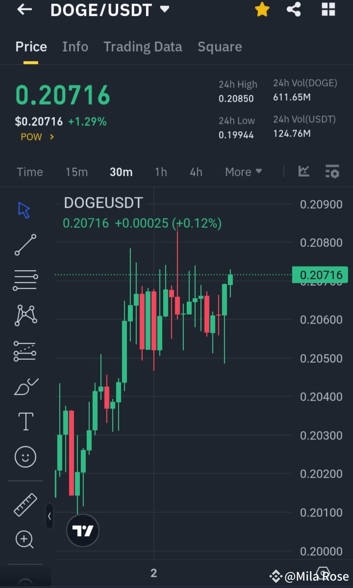 $DOGE /USDT Bull Run Move! 💯 🔥 Ready For Next Move? 📈 | Mila Rose on Binance Square