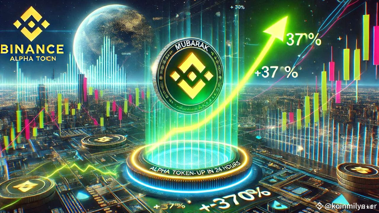 Binance Alpha Tokens surged today, MUBARAK, up 400% in 24Hrs ...