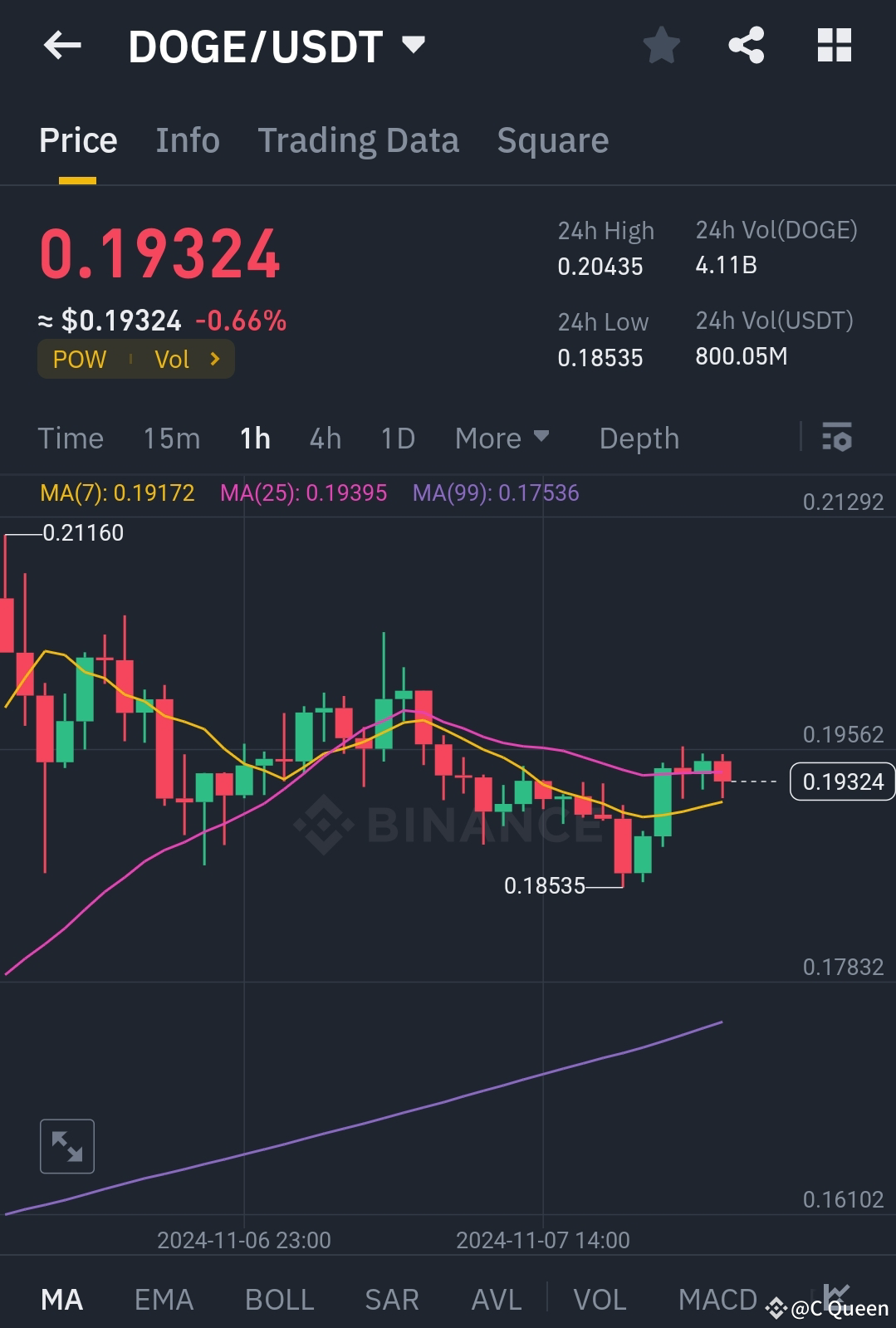 🚨🐕 DOGECOIN AT A PIVOTAL POINT – WHAT’S NEXT FOR $DOGE ? | C Queen on Binance Square