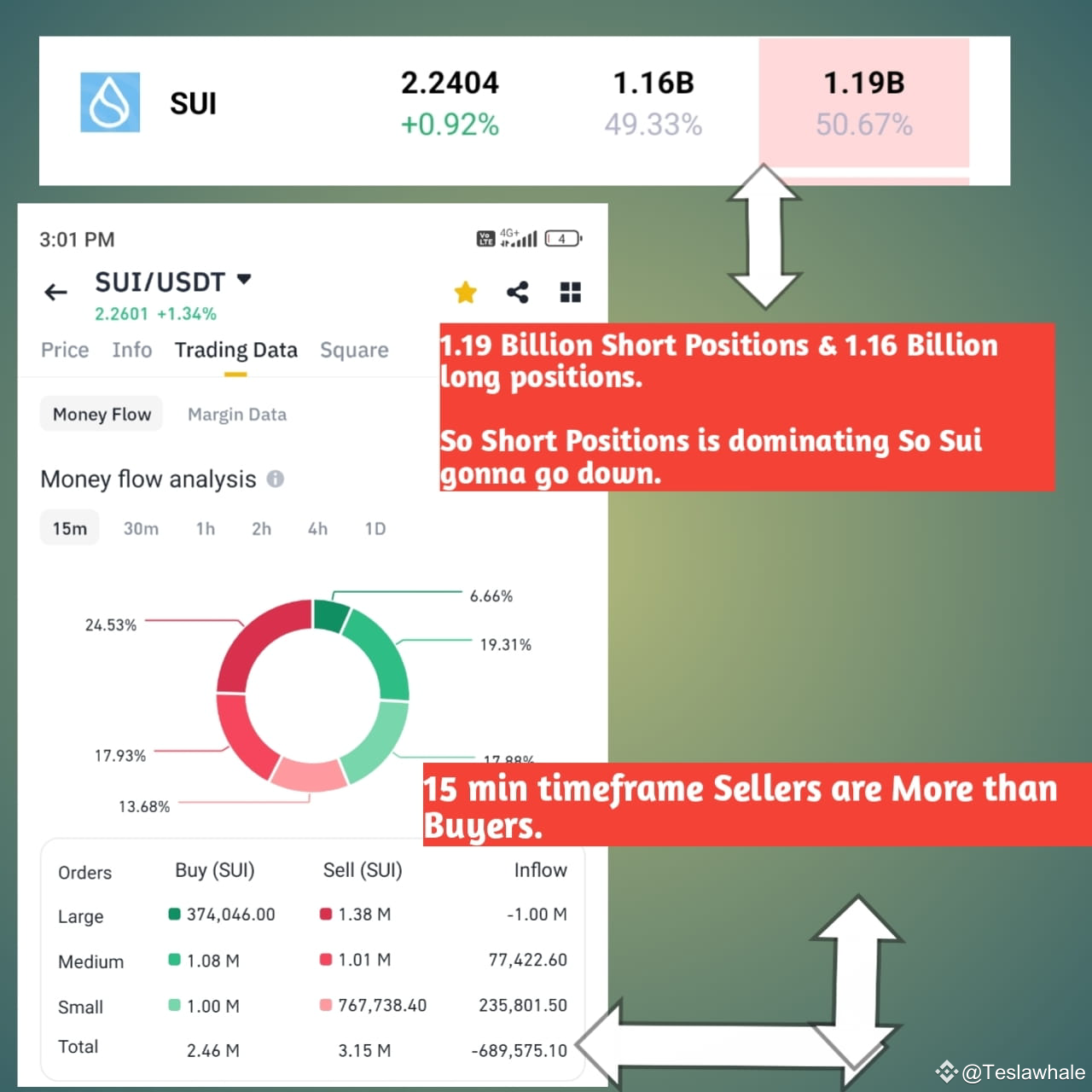 $SUI Dear, All. Sui is going to go Down. Everyone Take Shor ...