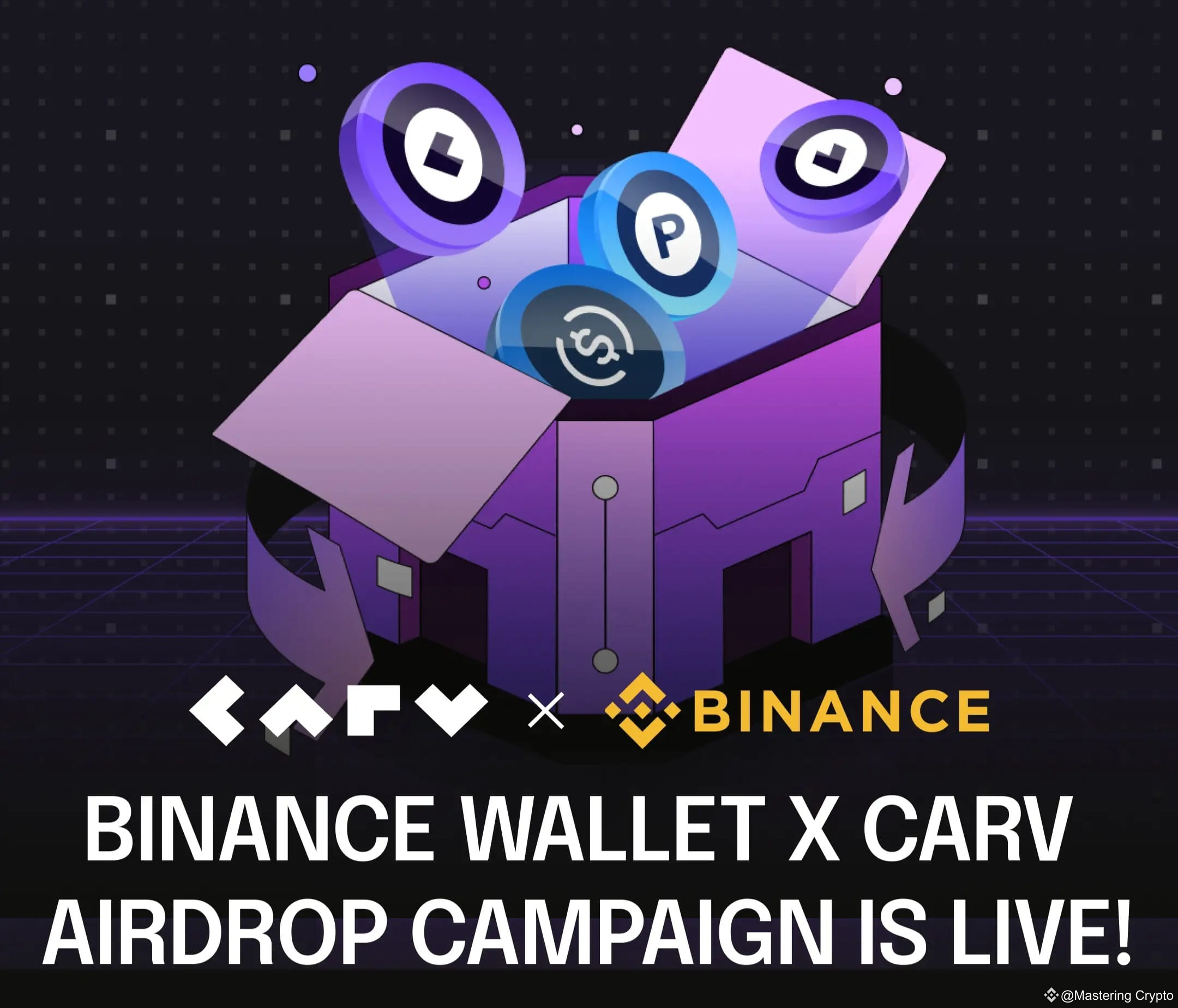 Get ready for the Binance Web3 Wallet x CARV Airdrop Campaig | Mastering Crypto on Binance Square