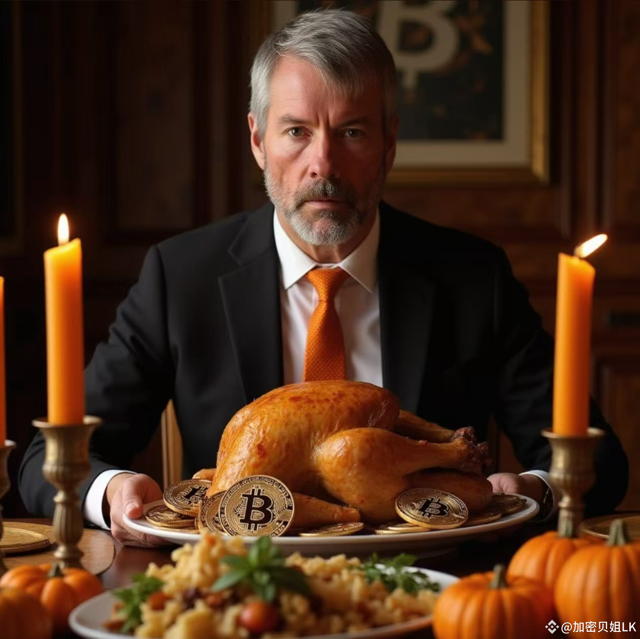 Happy Thanksgiving 🧡 Thank you Bitcoin for helping us to | 加密贝姐 on ...