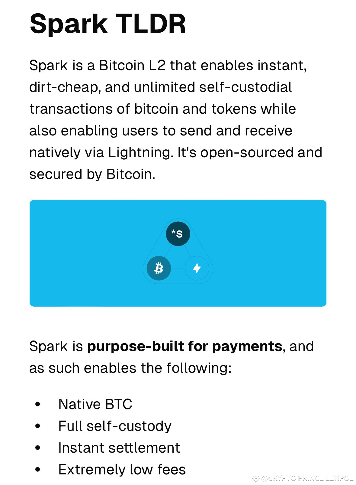 JUST IN: @lightspark introduces Spark, a Bitcoin L2 that ena | Crypto ...