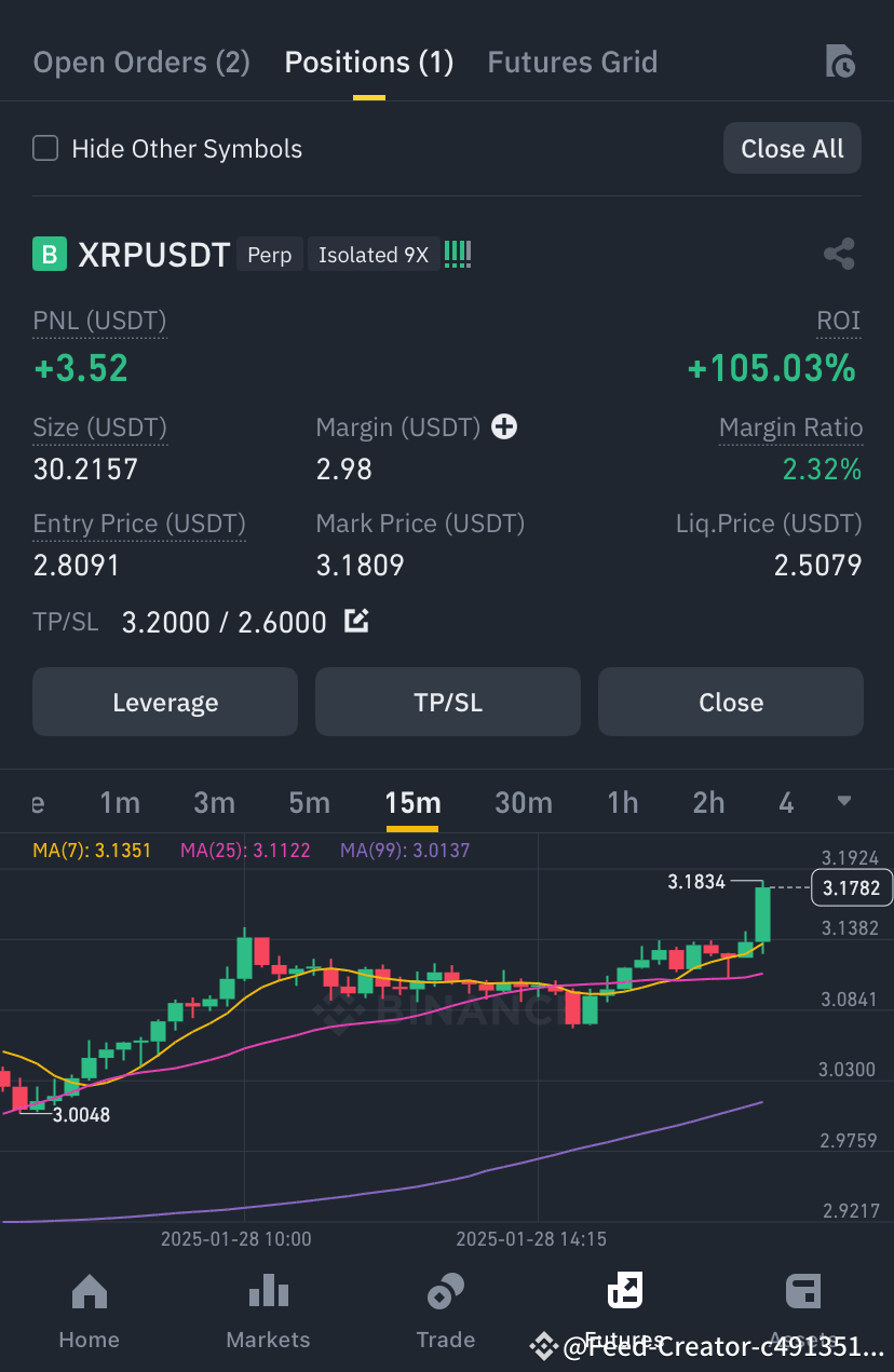 Small trade on XRP 🔥🔥 #Xrp🔥🔥 Xrp 🤘🚀 | Tony1717 on Binance Square