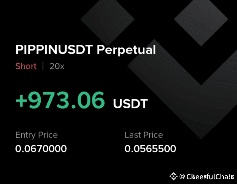 Good night guys today profit 970$ $PIPPIN 🤩🤩 Guys I am | CheerfulChain ...