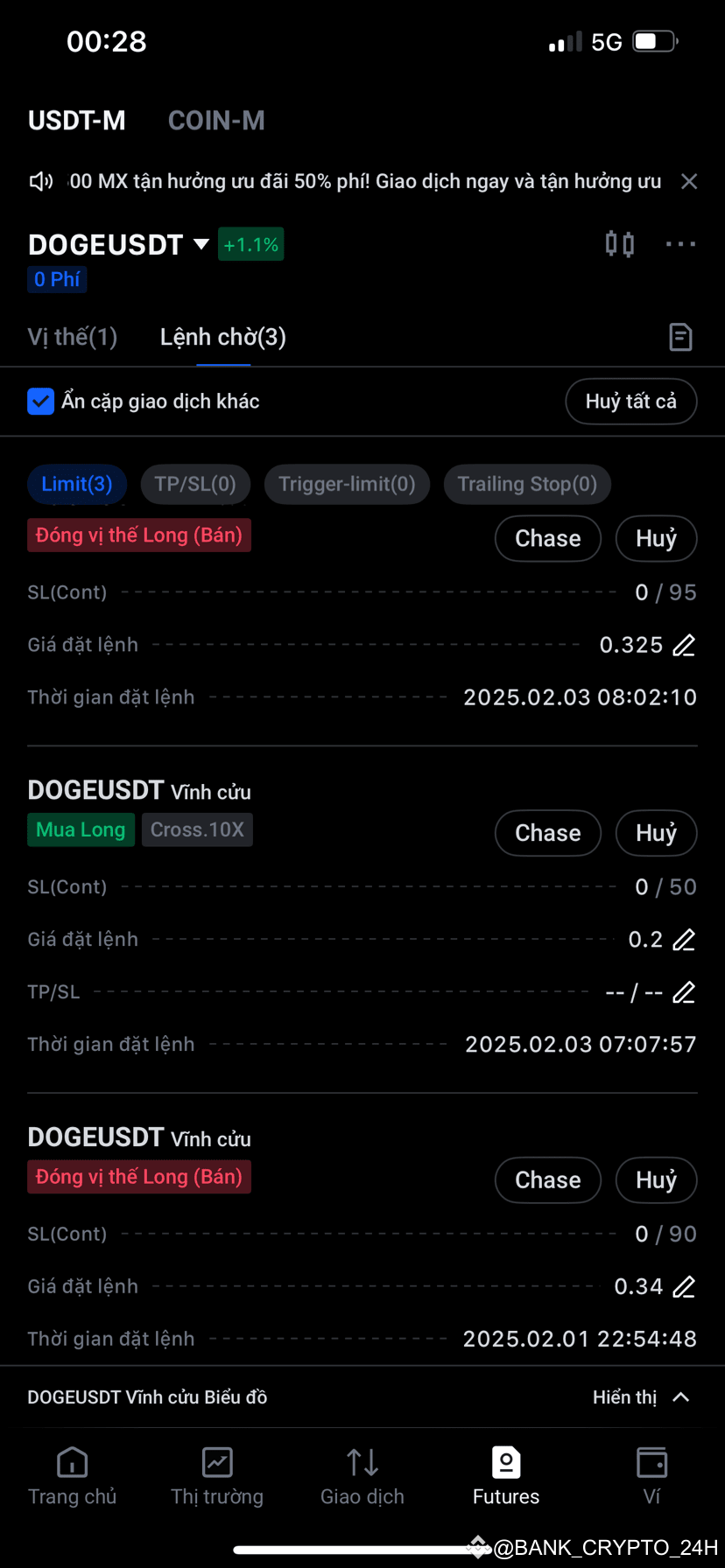 $DOGE It's even more amazing when the order $DOGE is matc | BANK_CRYPTO_24H on Binance Square