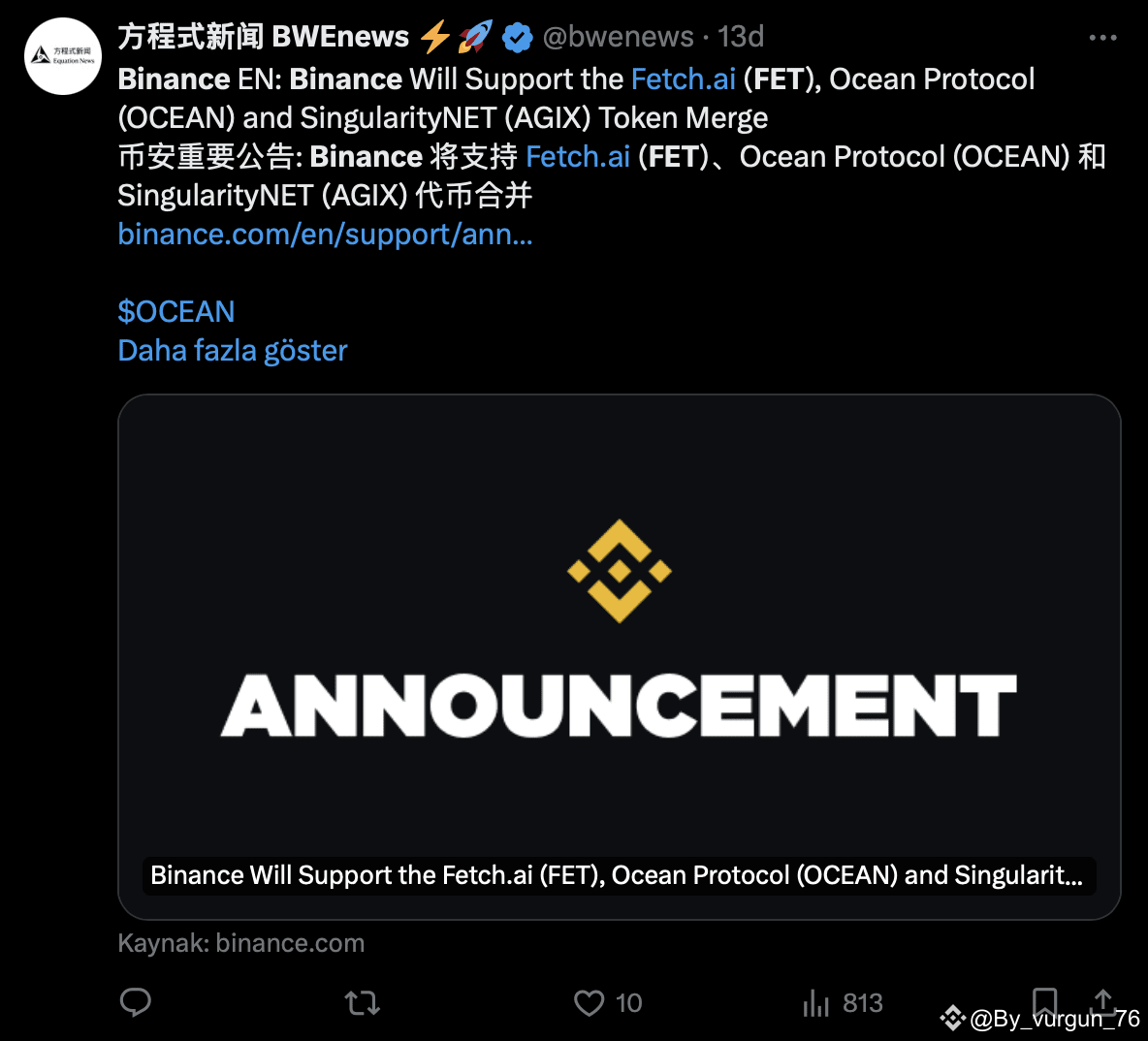 Binance Announced! Big Change for These 3 Altcoins Starts on July 1! | By_vurgun_76 on Binance ...