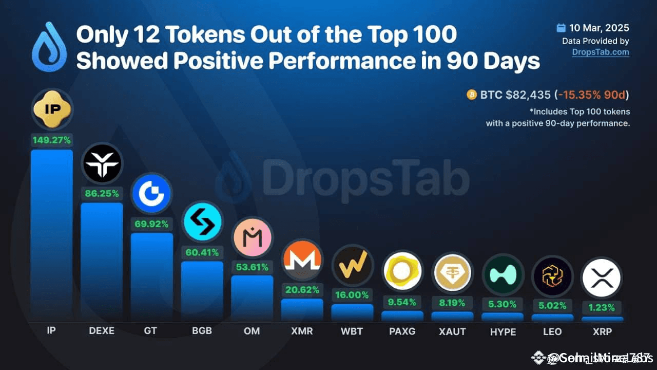 Only 12 Tokens Out of the Top 100 Showed Positive Performanc ...