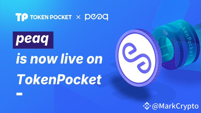 PEAQ is now live on TokenPocket 🔥 | MarkCrypto on Binance Square