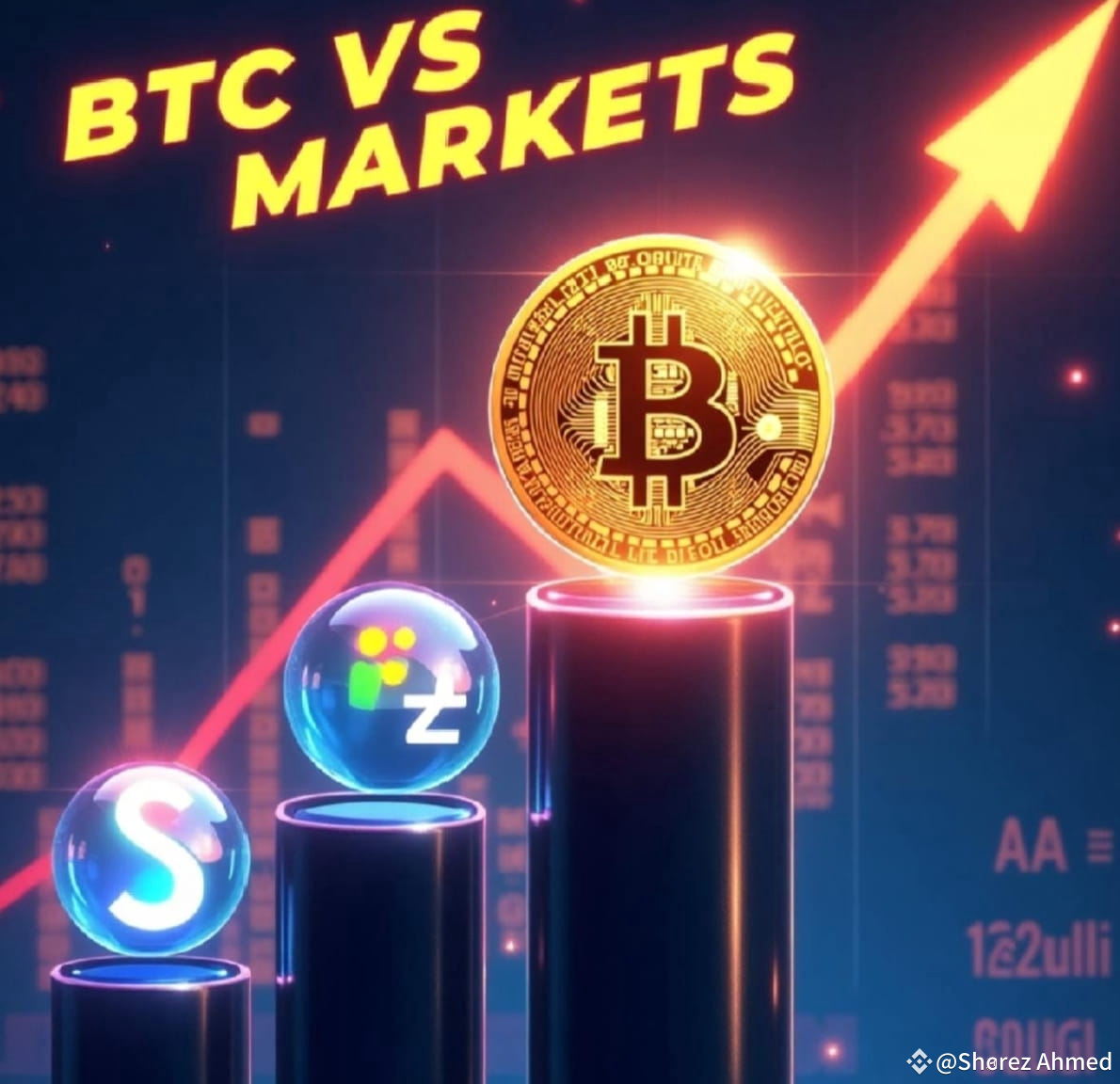 "Which will reign supreme: #BTC or traditional markets? Bitc | Faqeer Muhammad Khaskheli on ...
