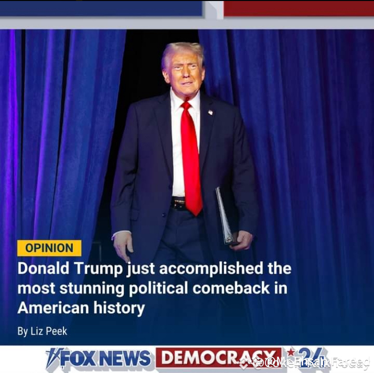 Against all odds, the former president has secured a remarka | Mr Ehsan Fareed on Binance Square