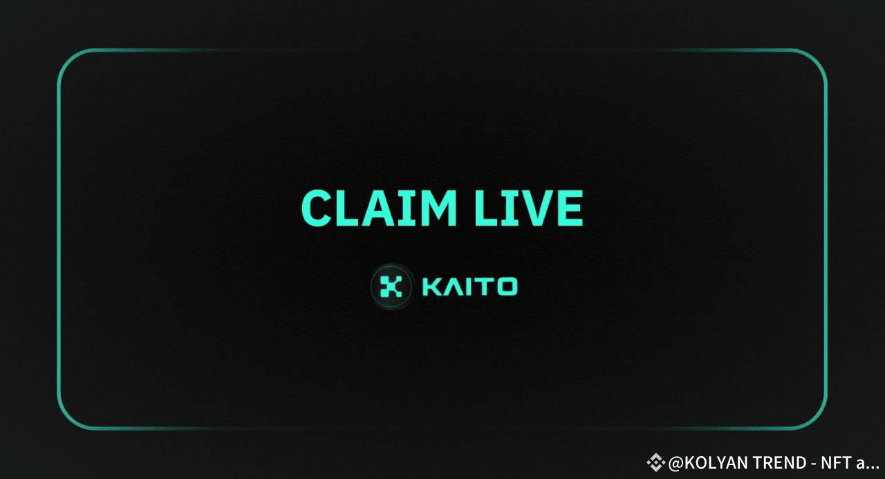 🟣 Those who farmed Kaito can claim the Airdrop 🎁🔮💵 Cl | KOLYAN TREND ...
