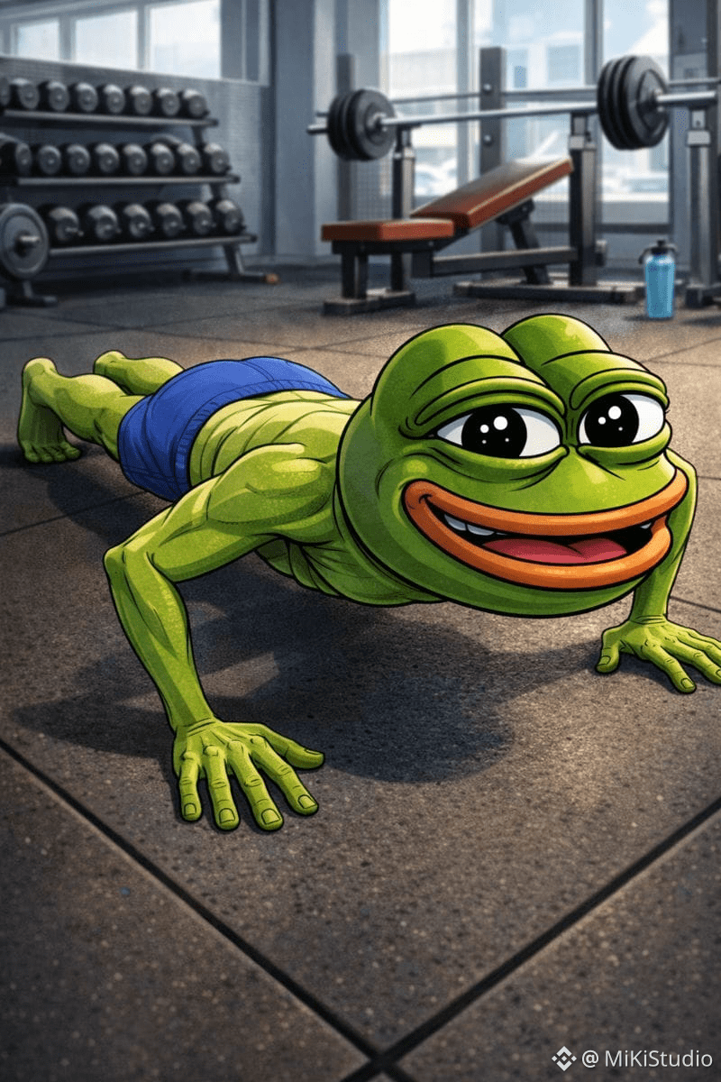 $PEPE pumps up and down, up and down and so on endlessly, | MiKiStudio ...
