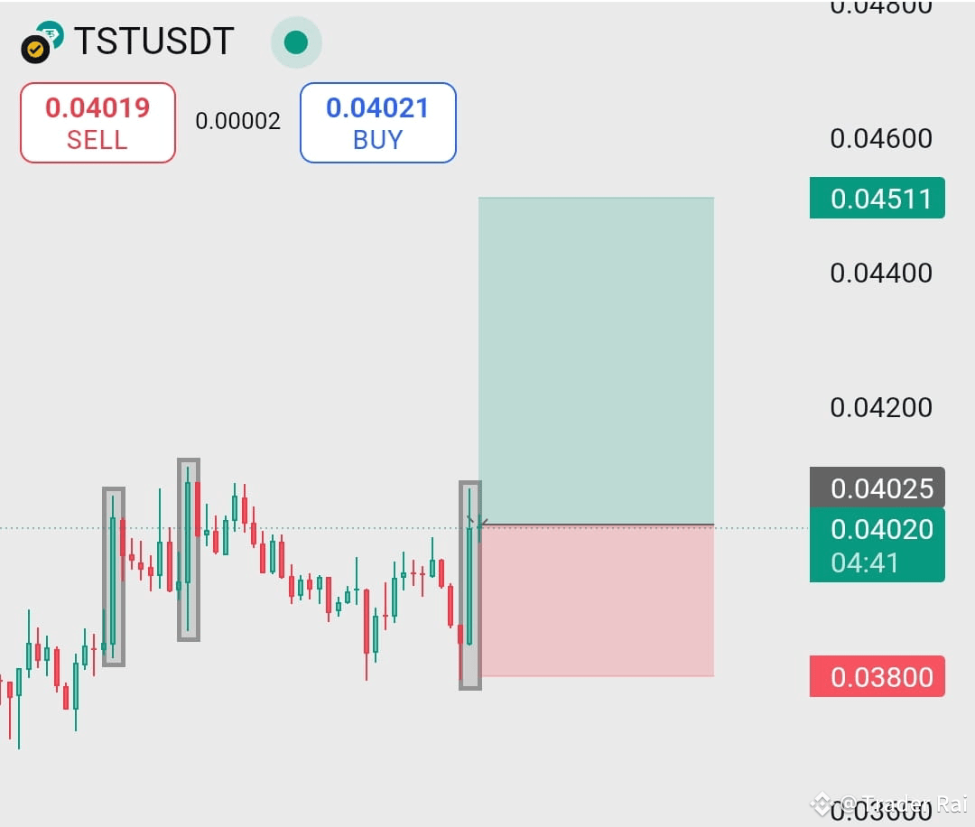 🚀 $TST – TRIPLE WICK REVERSAL! BULLS FIGHT BACK! 🔁🔥 $T | Trader Rai on Binance Square