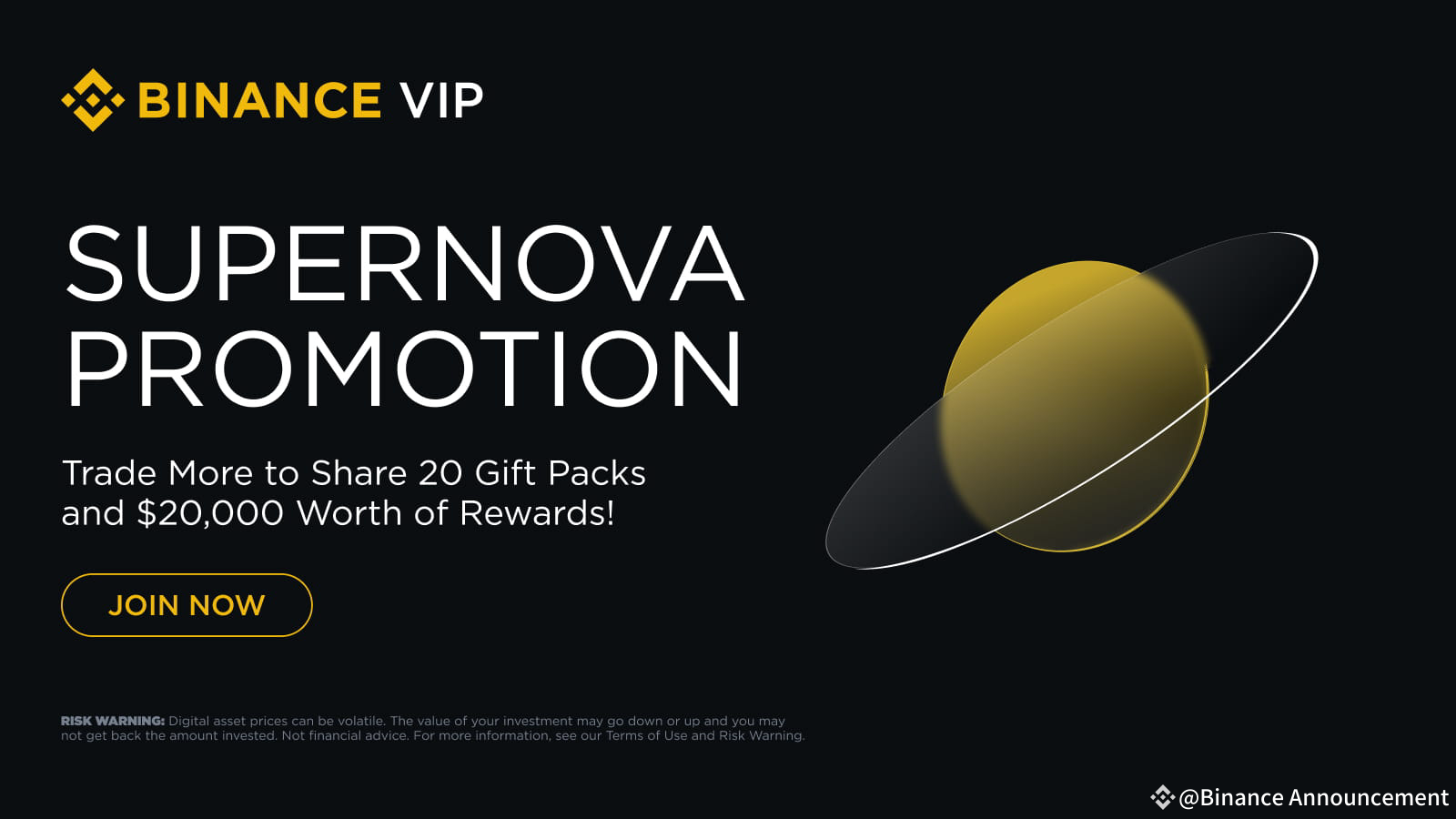 Binance VIP Supernova Promo: Trade More & Share 20 Gift Sets & $20,000 ...