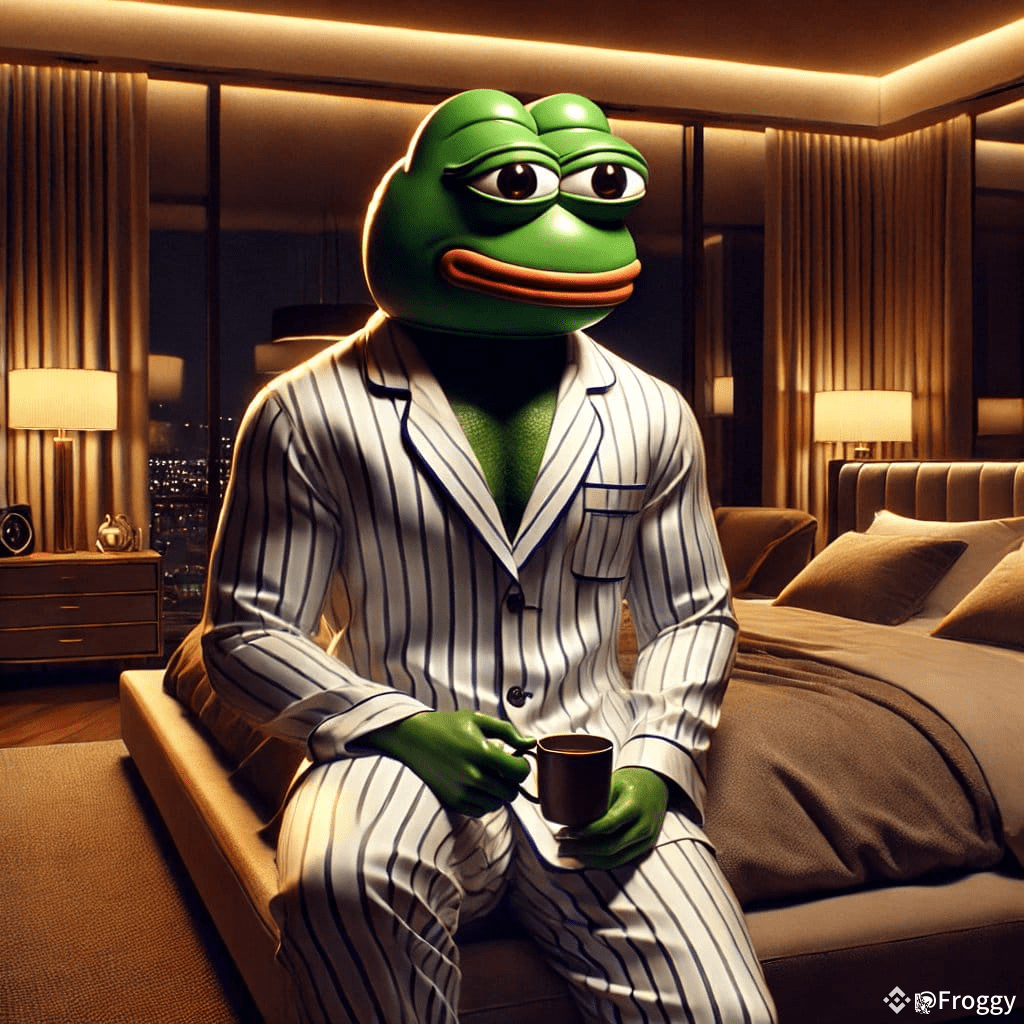 GN Web3 fam 😴 Manifesting a weekend filled with green ca | Froggy on ...